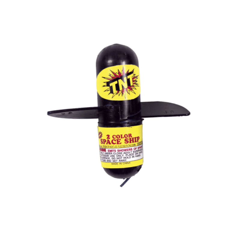 Two Color Spaceship 1pc - Big Daddy K's Fireworks Outlet
